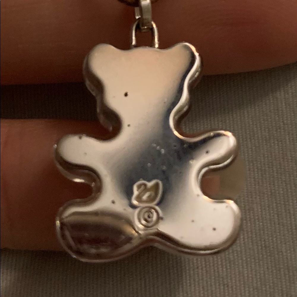 Vintage Swarovski Crystal Teddy Bear Necklace - Gem